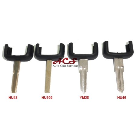 ébauche lame de clé Opel HU43, HU100, YM28, HU46 ACS