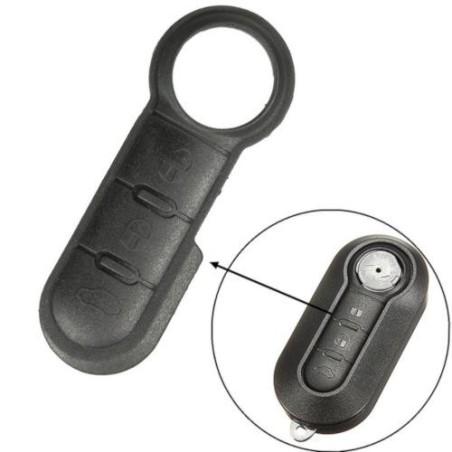 Black 3-button button for Fiat Peugeot Citroen ACS remote control